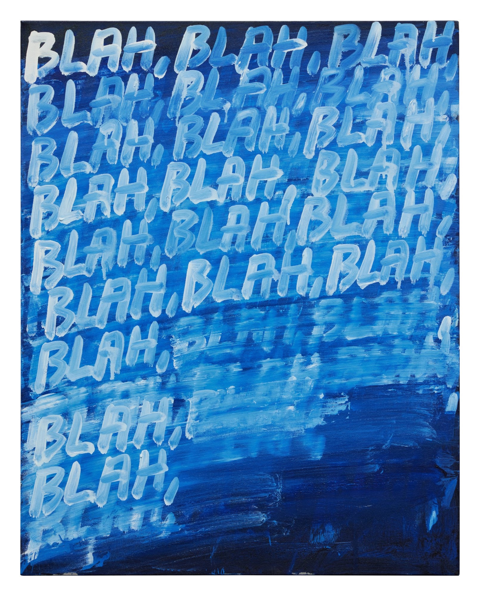 Mel Bochner | Blah, Blah, Blah (2008) | MutualArt