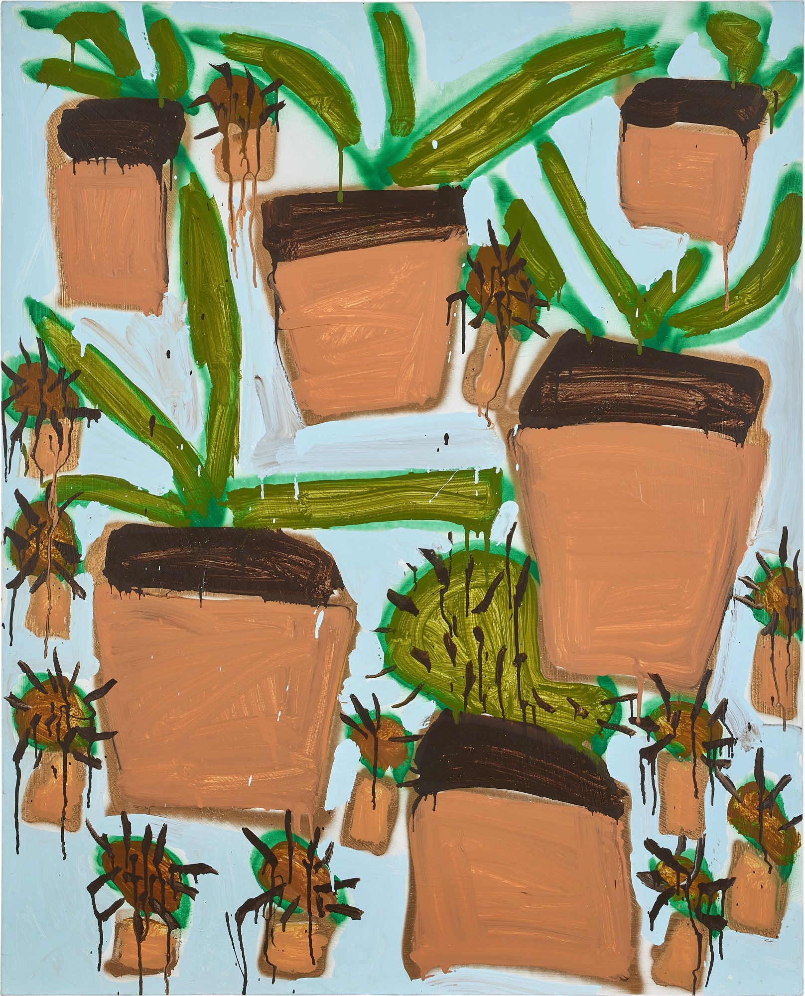 Katherine Bernhardt | Plants (2015) | MutualArt