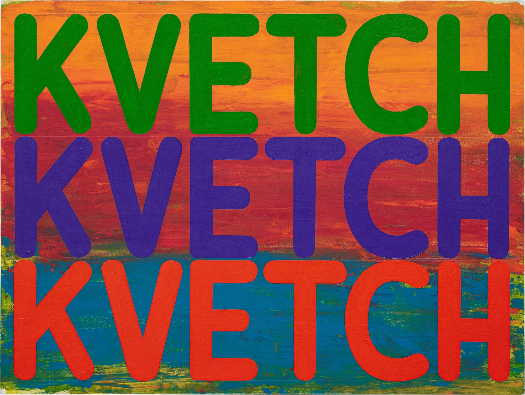 Mel Bochner | Blah, Blah, Blah (2008) | MutualArt