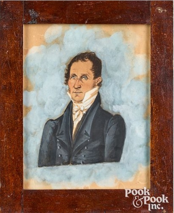 Jacob Maentel | Jacob Maentel pair of bust length portraits | MutualArt