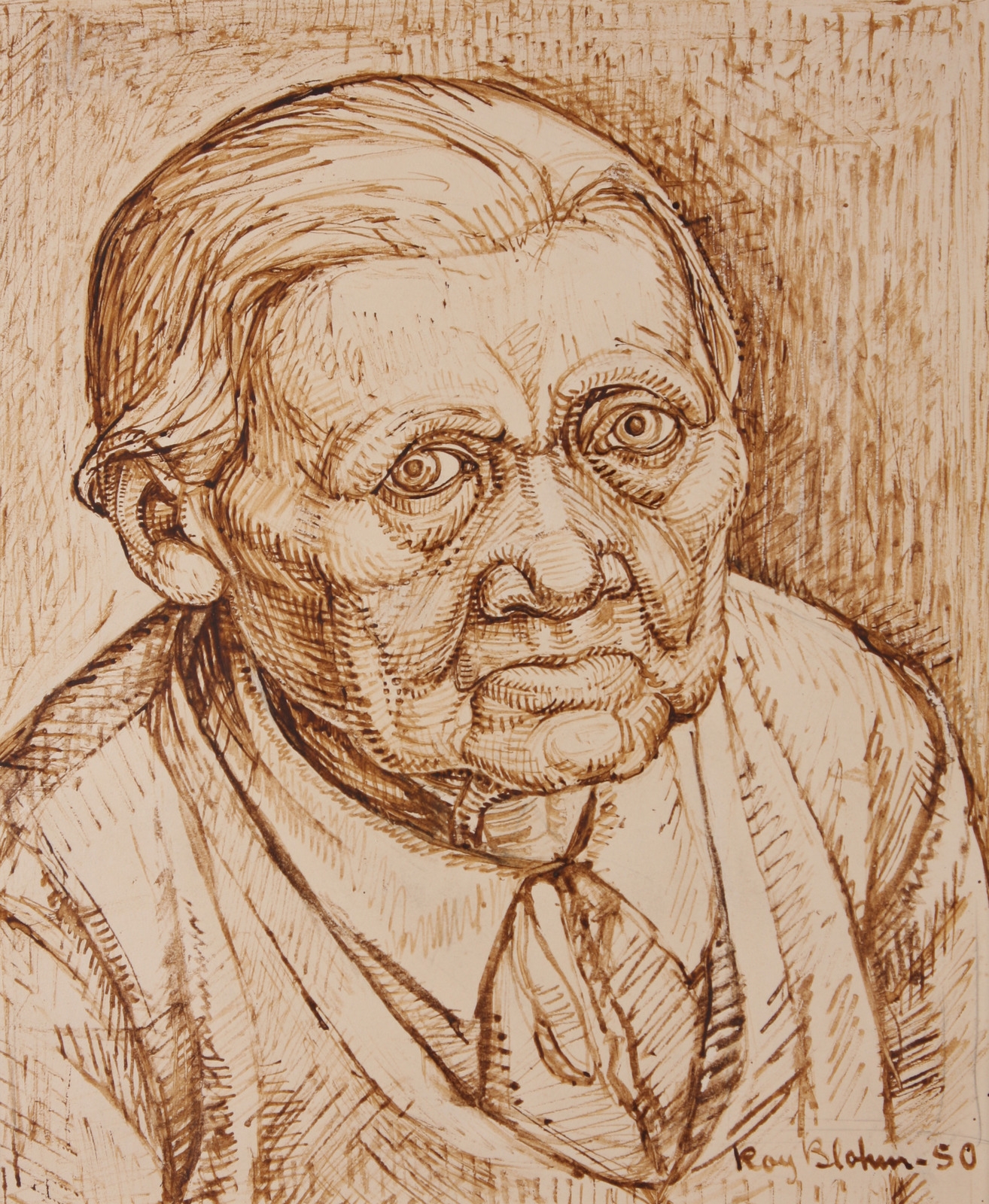 Roy Blohm | Gammel kone (50) | MutualArt