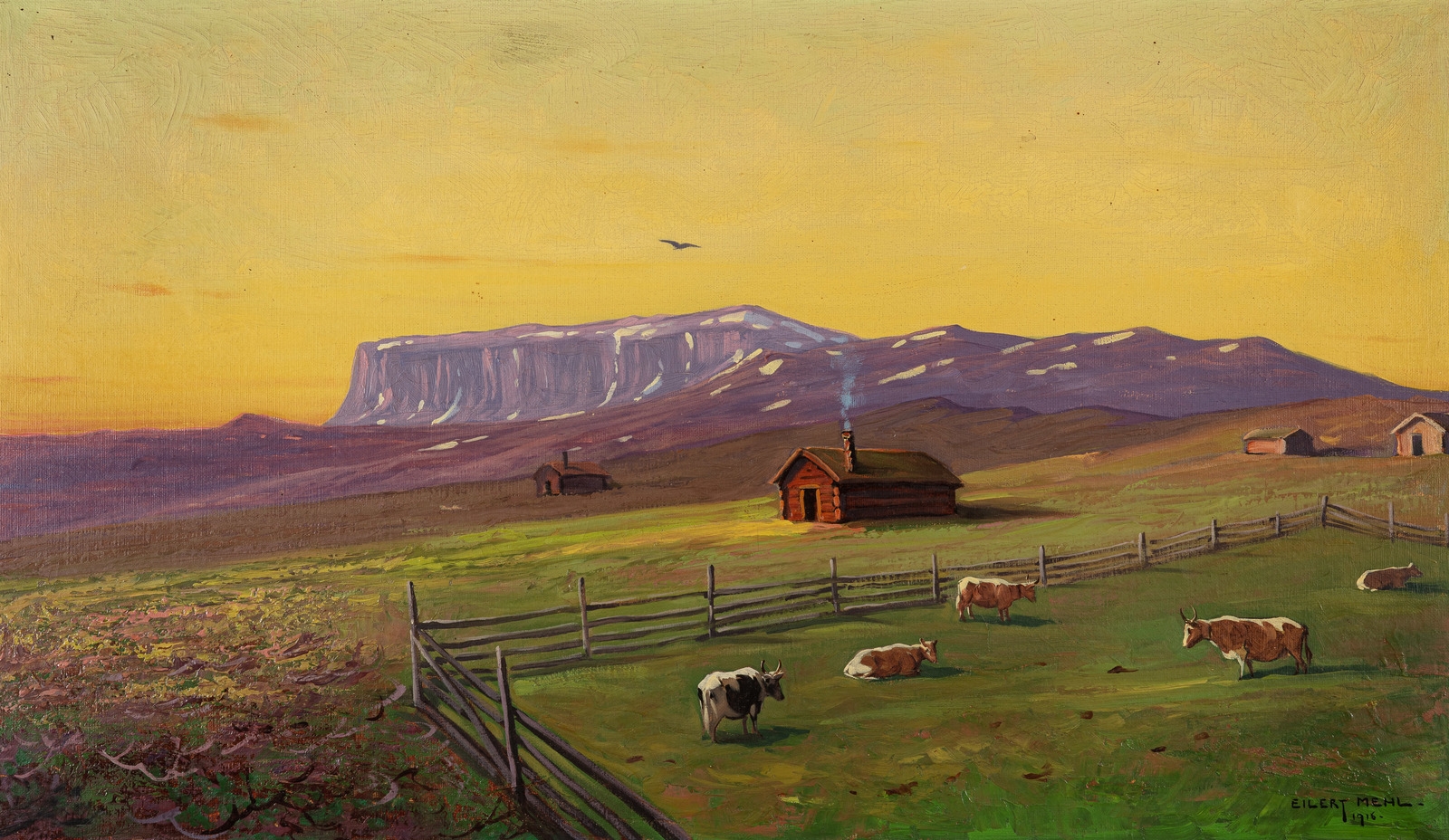 Eilert Mehl | Stølsliv (1916) | MutualArt