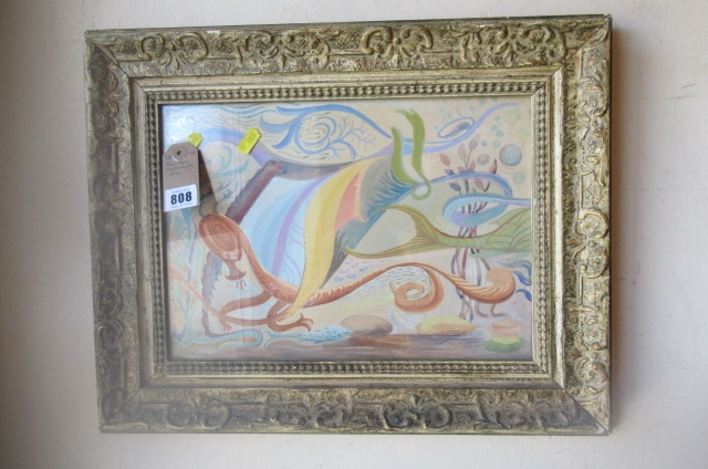 Desmond Morris | FRAMED WATERCOLOUR BY DESMOND MORRIS | MutualArt