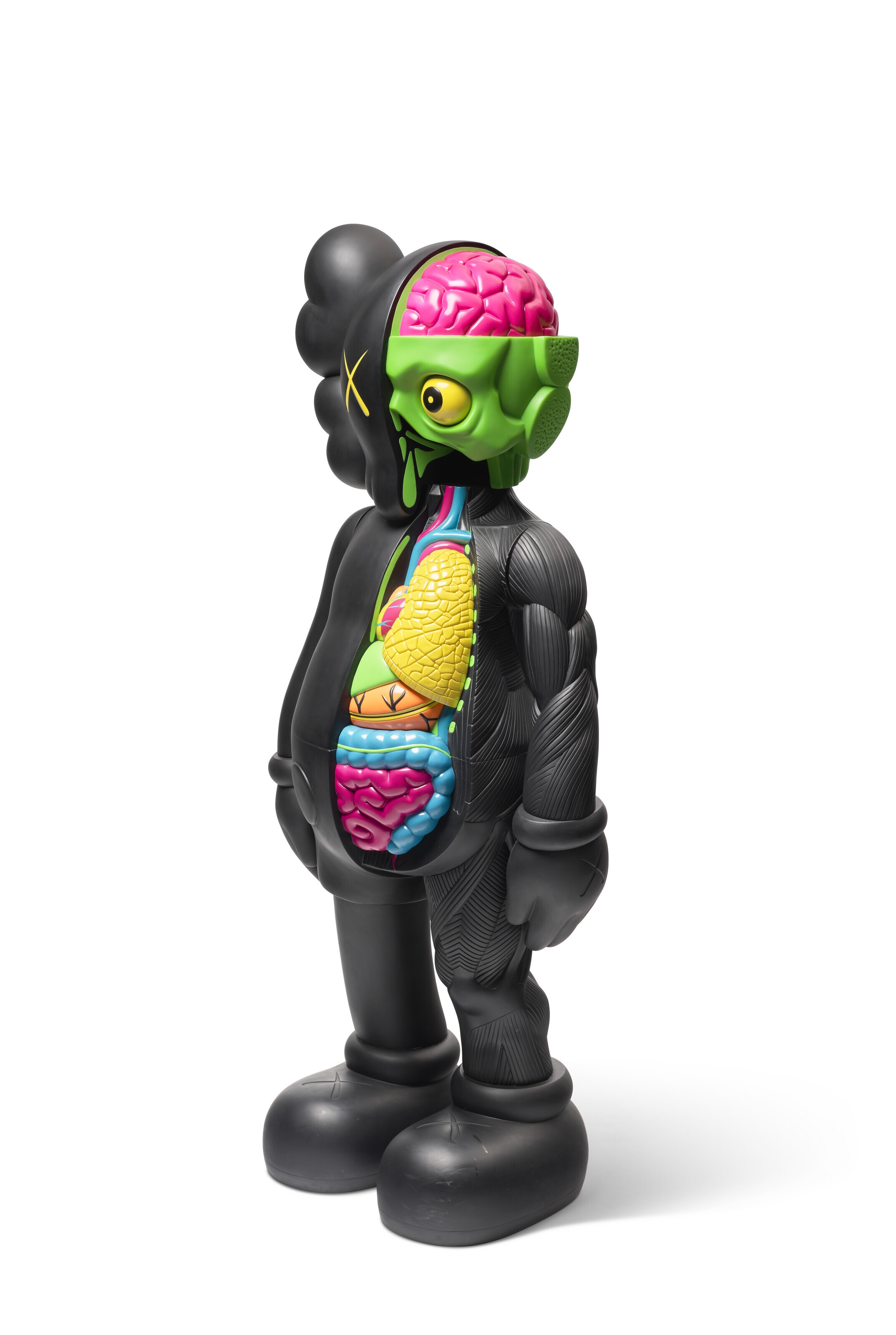 KAWS | FOUR-FOOT DISSECTED COMPANION (BLACK) (2009) | MutualArt