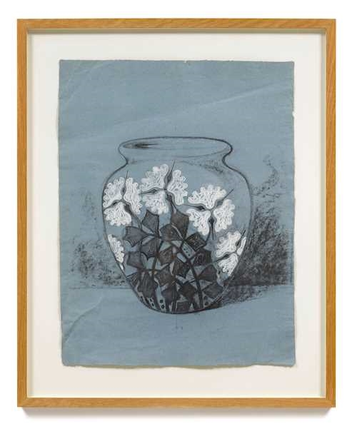 Augusto Giacometti | Vase painted with flowers (Circa 1899) | MutualArt