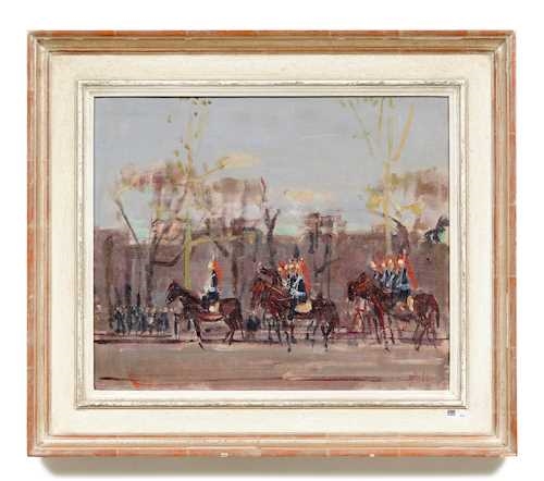 Rudolf Zender | A military parade | MutualArt