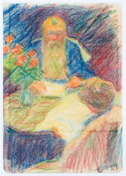 Sigismund Righini | Self-portrait of Sigismund Righini with his wife ...