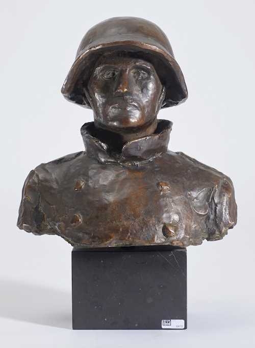 Karl Geiser | Soldatenkopf (head of a soldier) | MutualArt