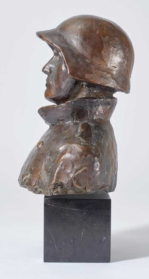 Karl Geiser | Soldatenkopf (head of a soldier) | MutualArt