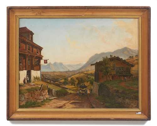 Jakob Johann Joseph Zelger | View from Allweg looking towards Stans ...