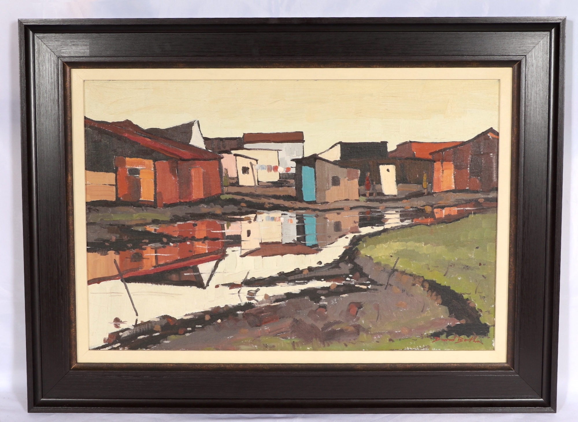 David Johannes Botha | TOWNSHIP SCENE: AFTER THE RAIN | MutualArt