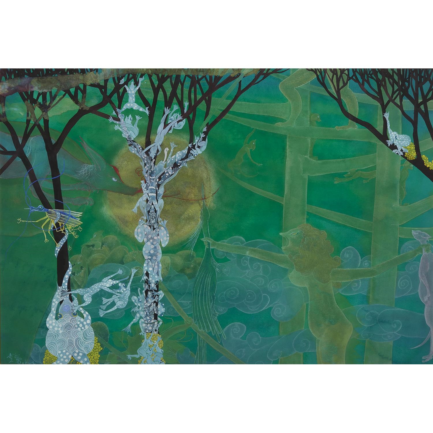 Yoichiro Ogawa | COMPOSITION WITH FROGS | MutualArt