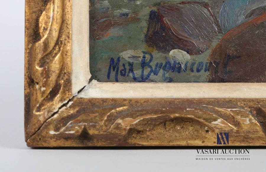 François-max Bugnicourt | The rapids of the river (1868) | MutualArt