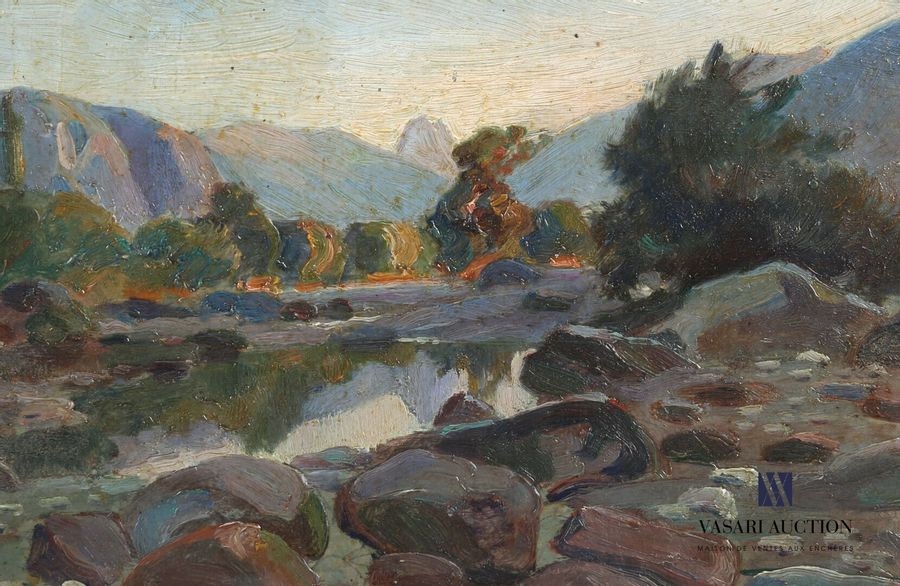 François-max Bugnicourt | The rapids of the river (1868) | MutualArt