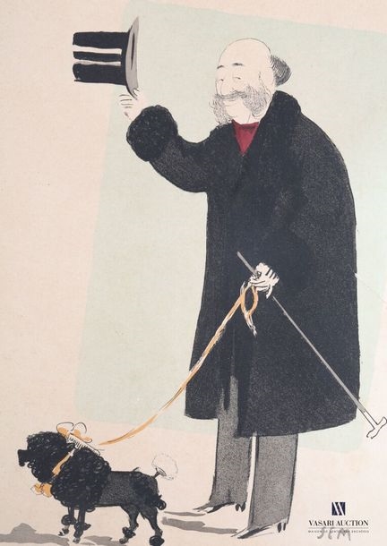 Georges Goursat | Caricatures of contemporaries : Jean Lorrain - Arthur ...