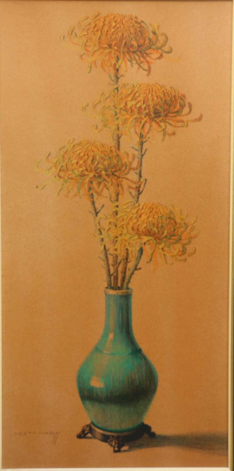 Vladimir Tretchikoff | Chrysanthemums | MutualArt