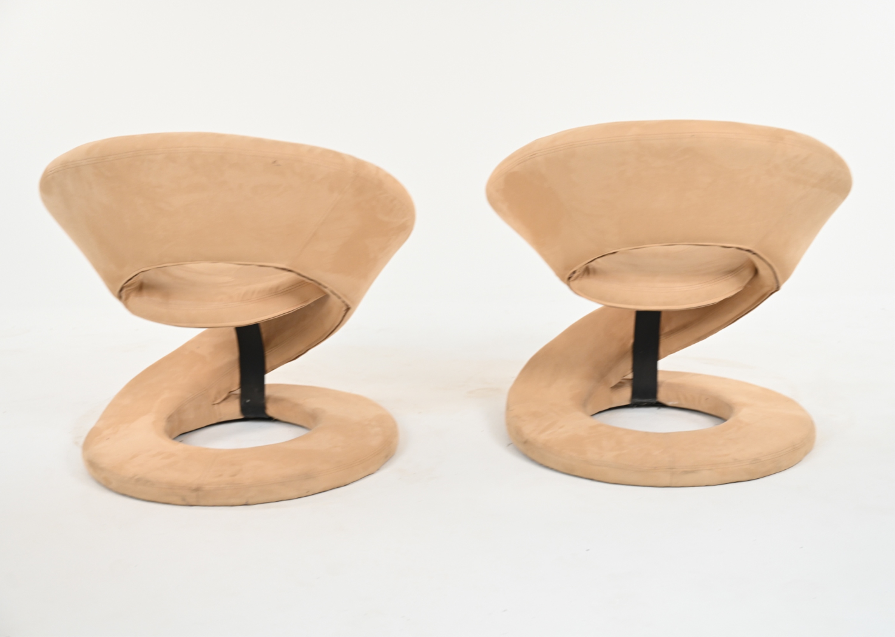 Louis Durot | PAIR OF JAYMAR POSTMODERN RIBBON CHAIRS | MutualArt