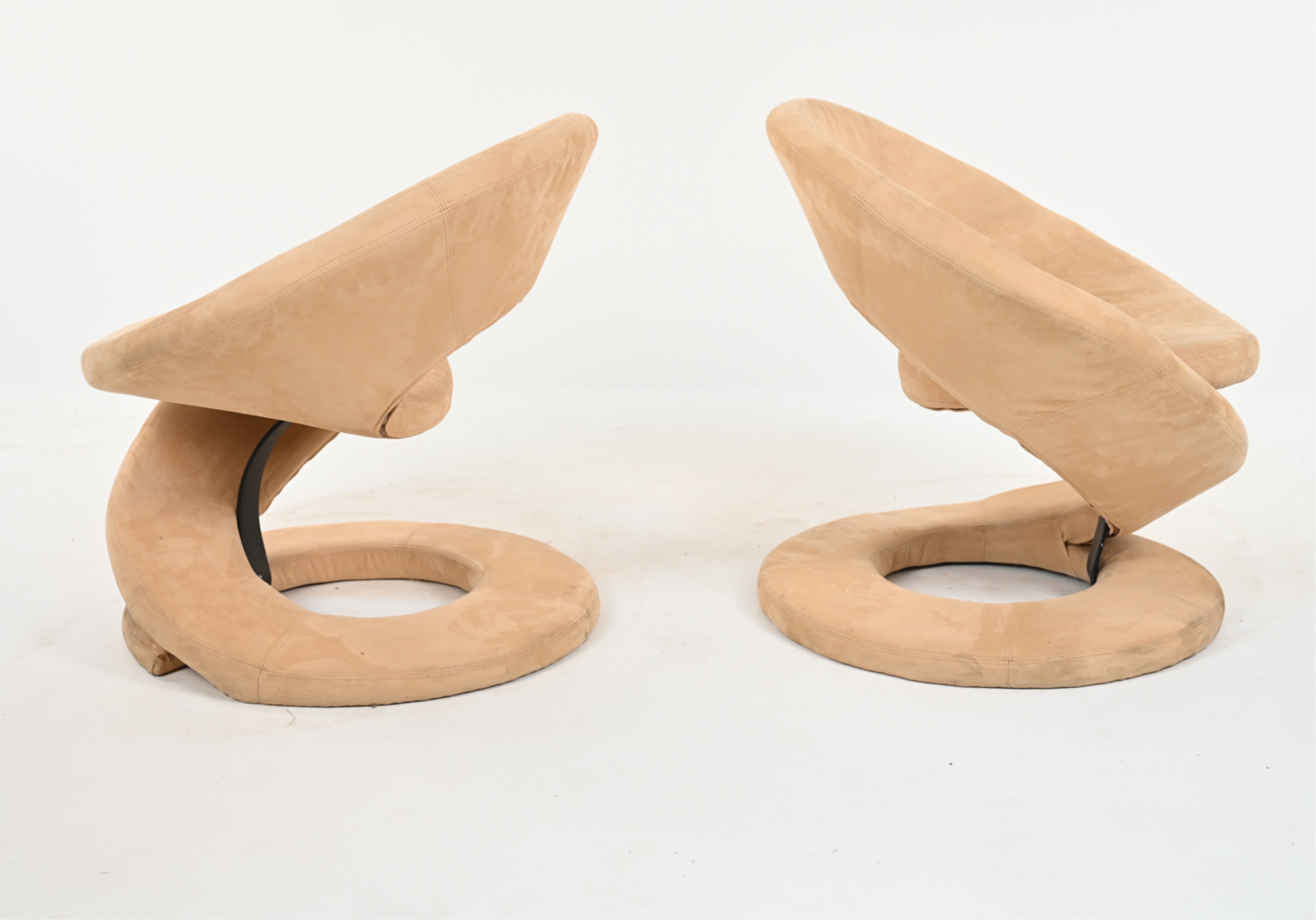 Louis Durot | PAIR OF JAYMAR POSTMODERN RIBBON CHAIRS | MutualArt