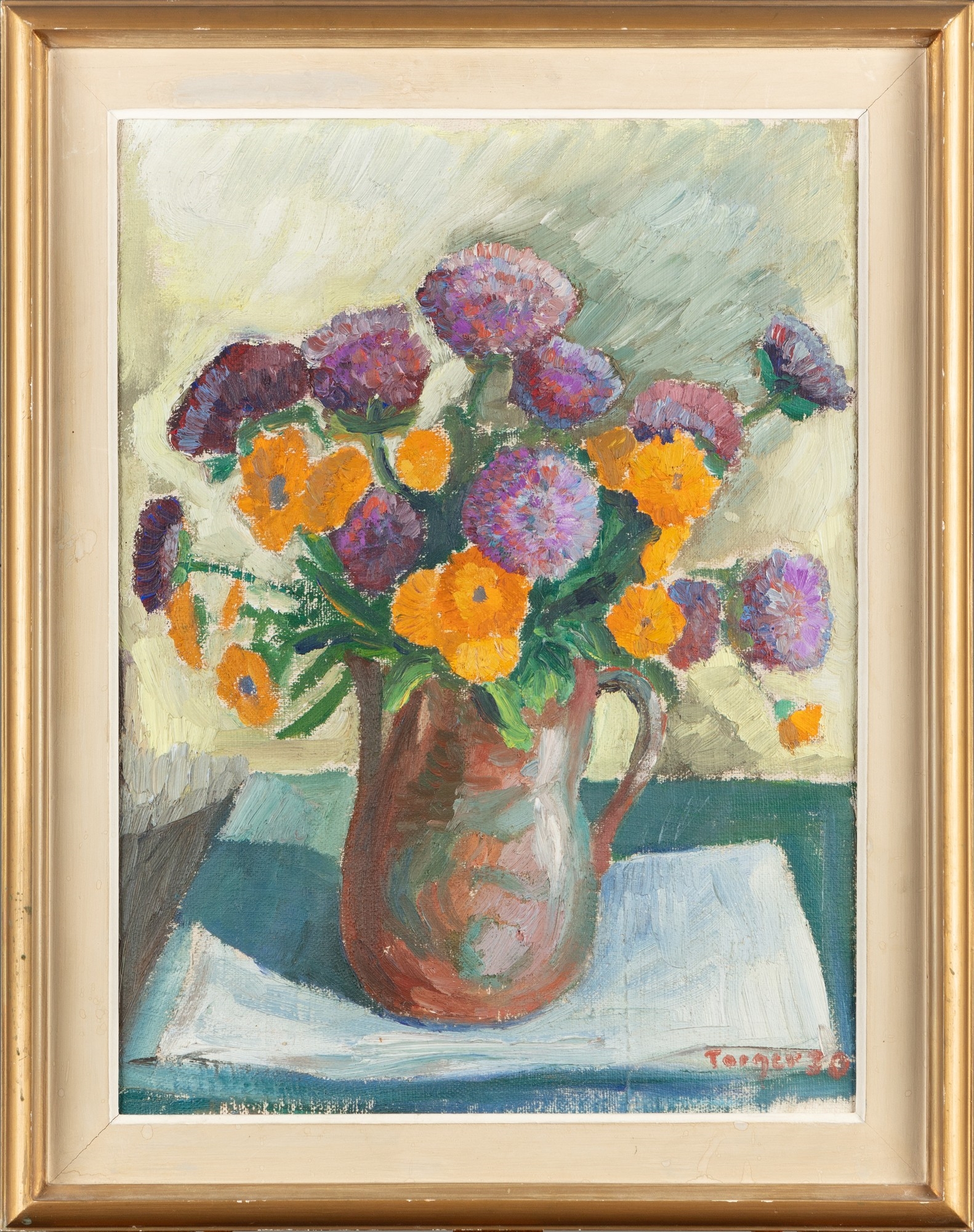 Torger Enckell | Flower still life (1930) | MutualArt
