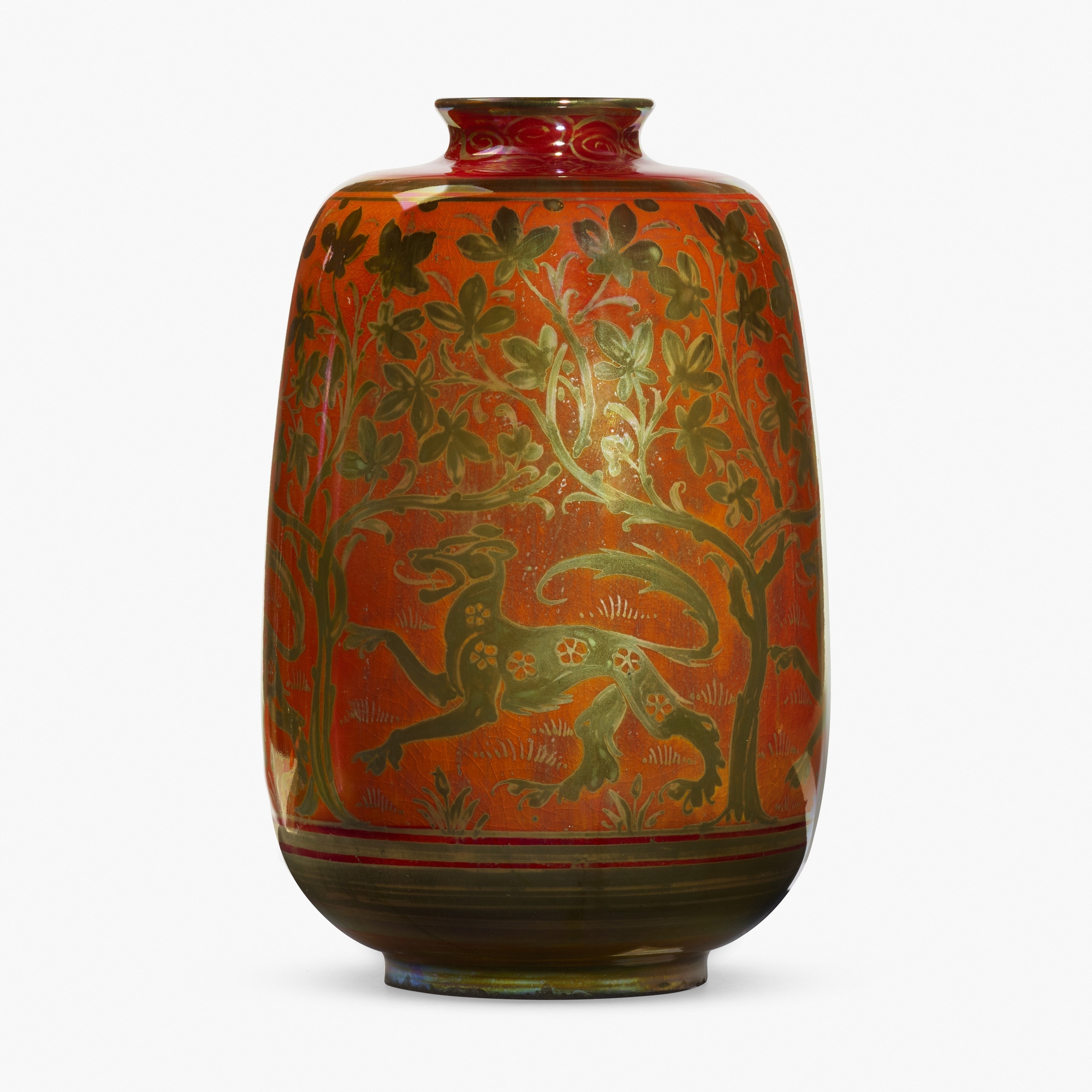 Richard Joyce | Royal Lancastrian vase (Circa 1920) | MutualArt