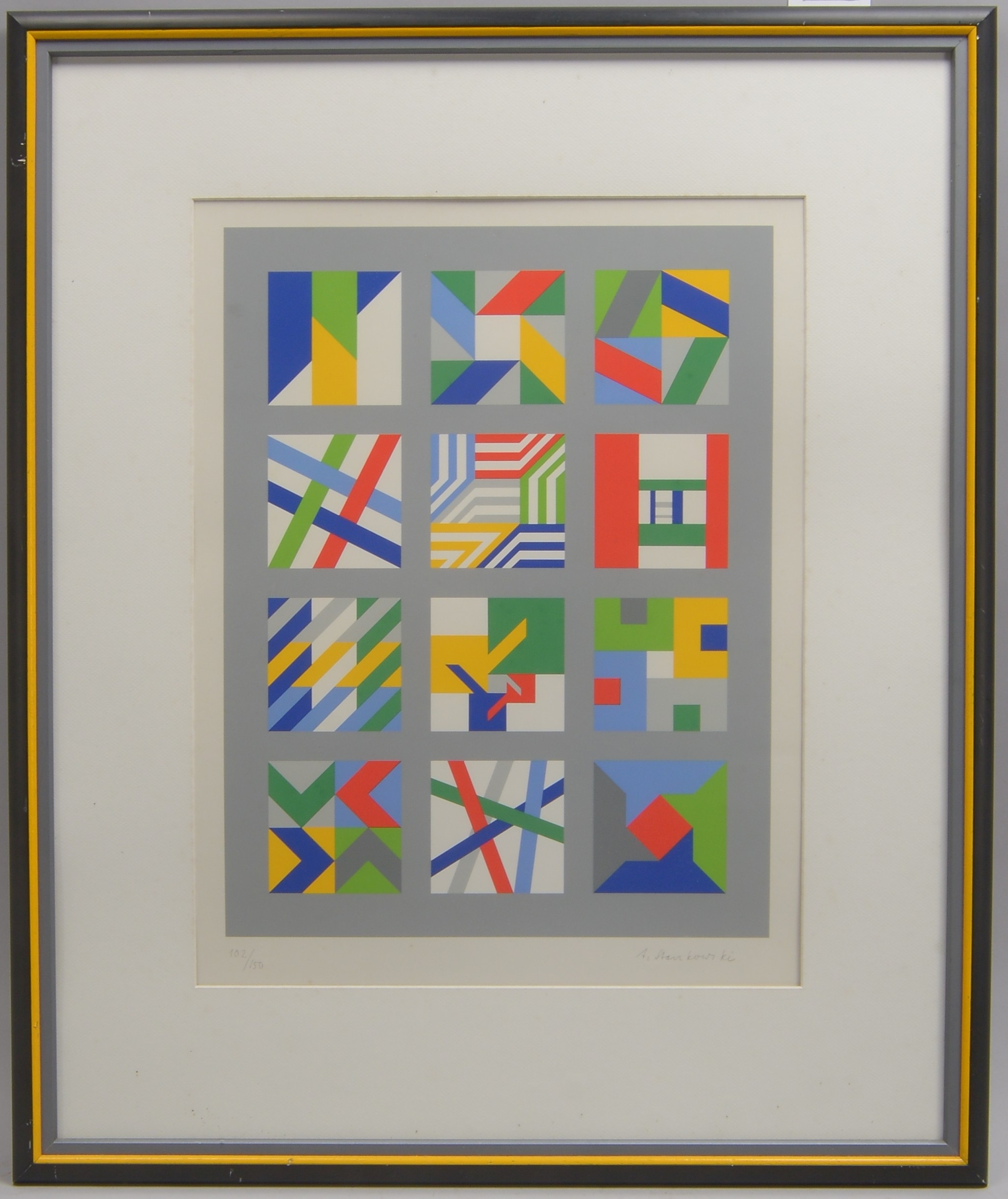 Anton Stankowski | Farbkomposition | MutualArt