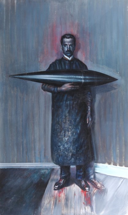 Remus Grecu | Portrait of The Inventor (Aurel Vlaicu) | MutualArt