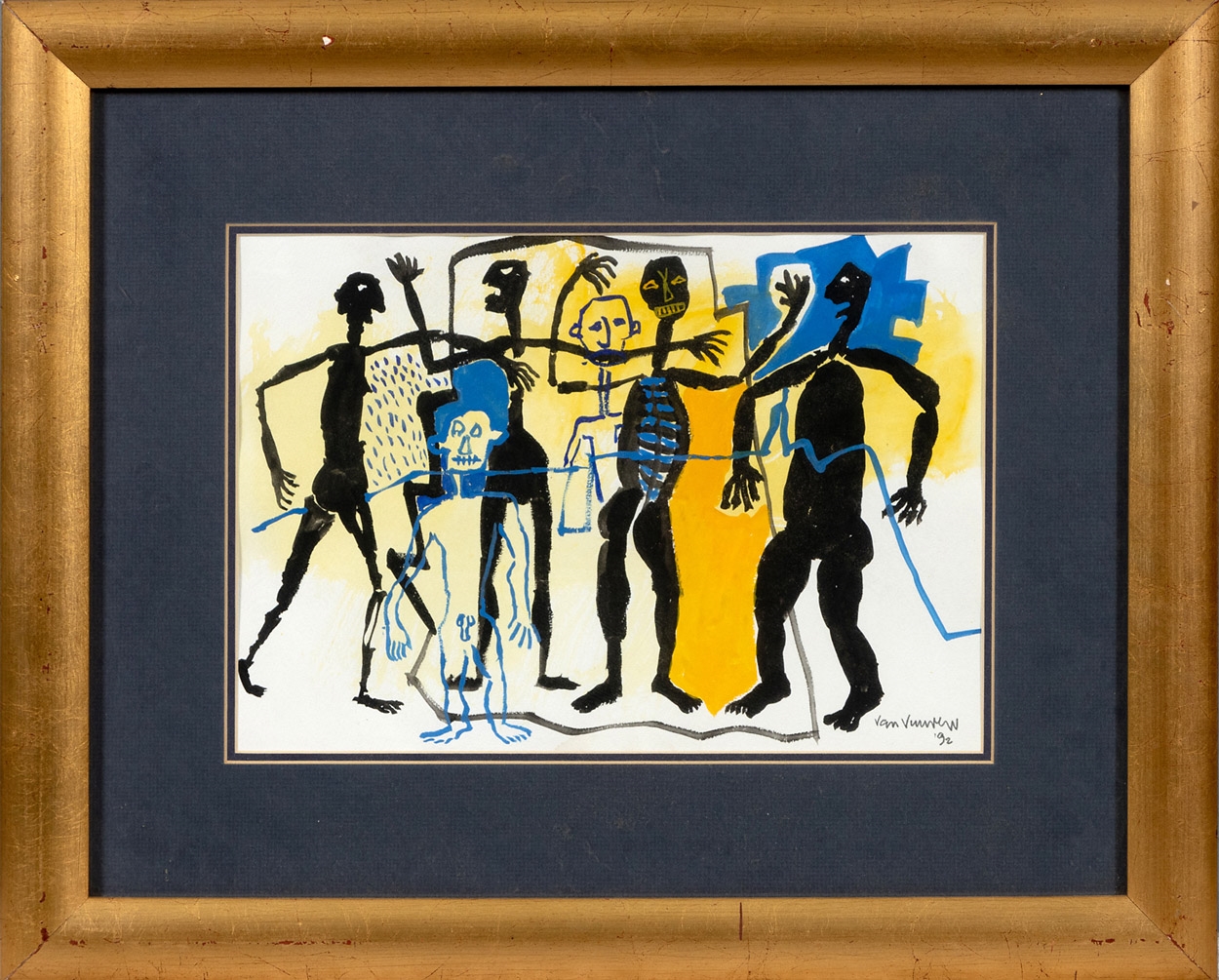 Louis Jansen van Vuuren | abstract figures | MutualArt