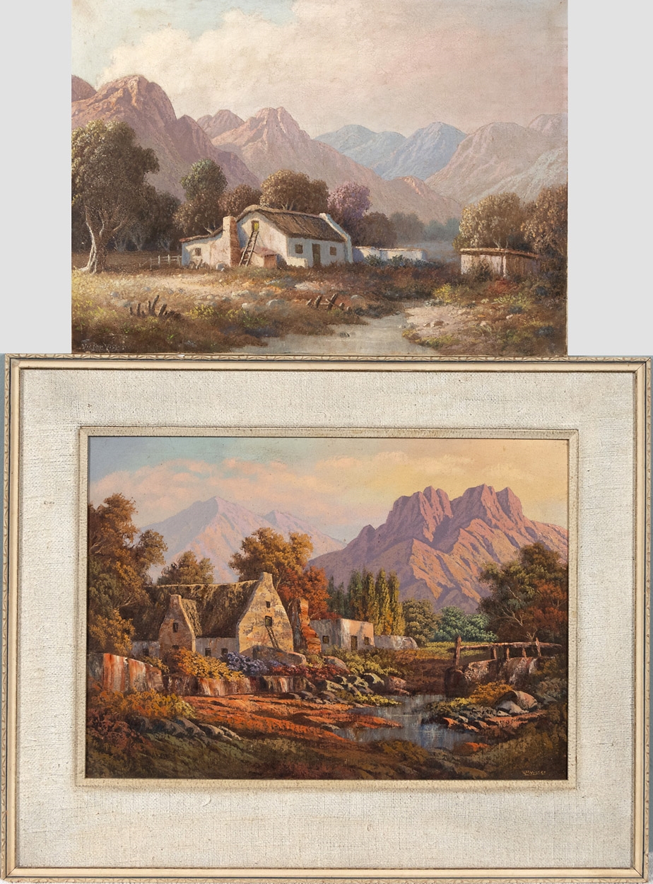 Victor Visser | farmhouses in landscape and farm cottages in landscape ...