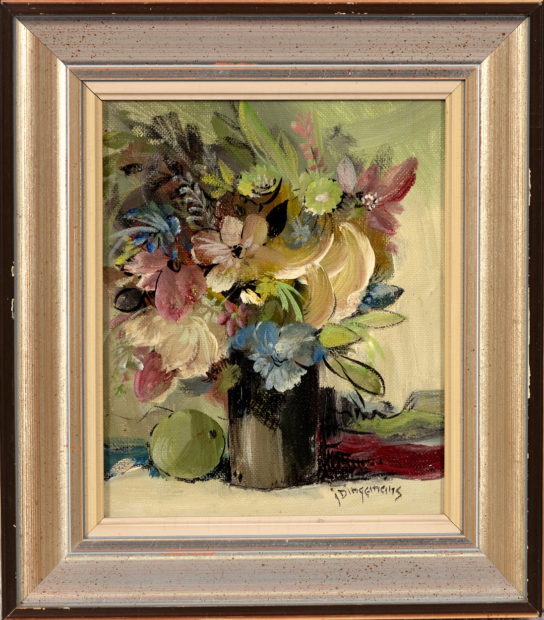 Johannes Wilhelmus Dingemans | still life of flowers and fruit | MutualArt