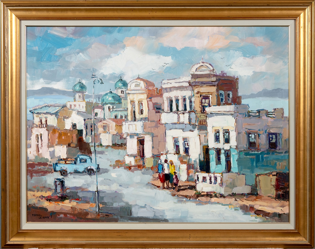 Isabel le Roux | street scene | MutualArt