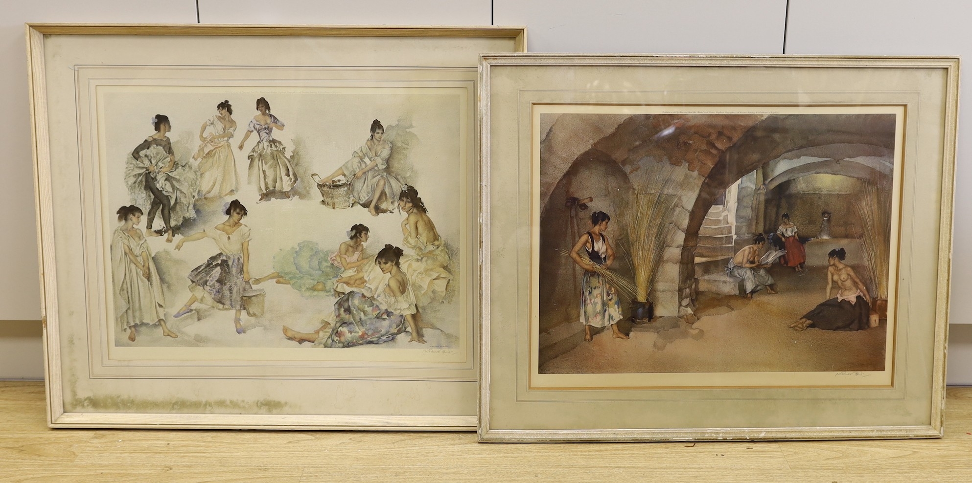 William Russell Flint | two signed limited edition prints | MutualArt