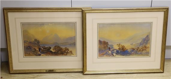 James Burrell Smith | pair of watercolours (1833) | MutualArt