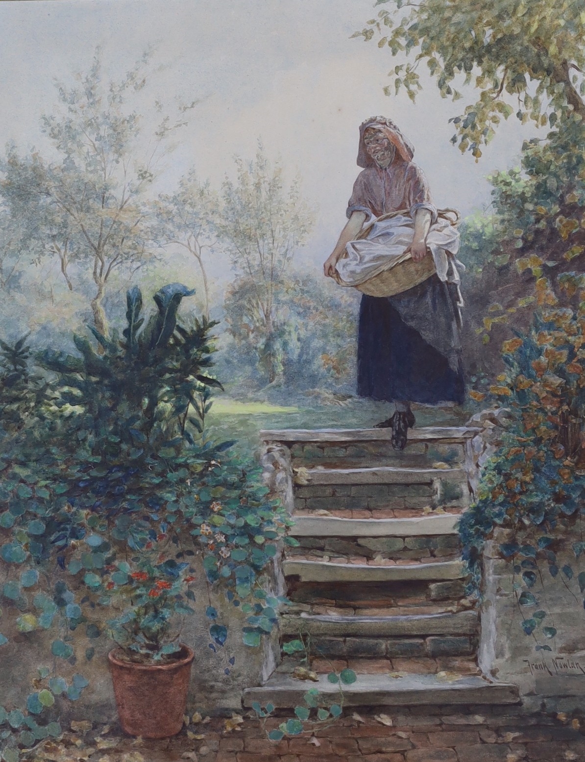 Frank Nowlan | pair of watercolours | MutualArt