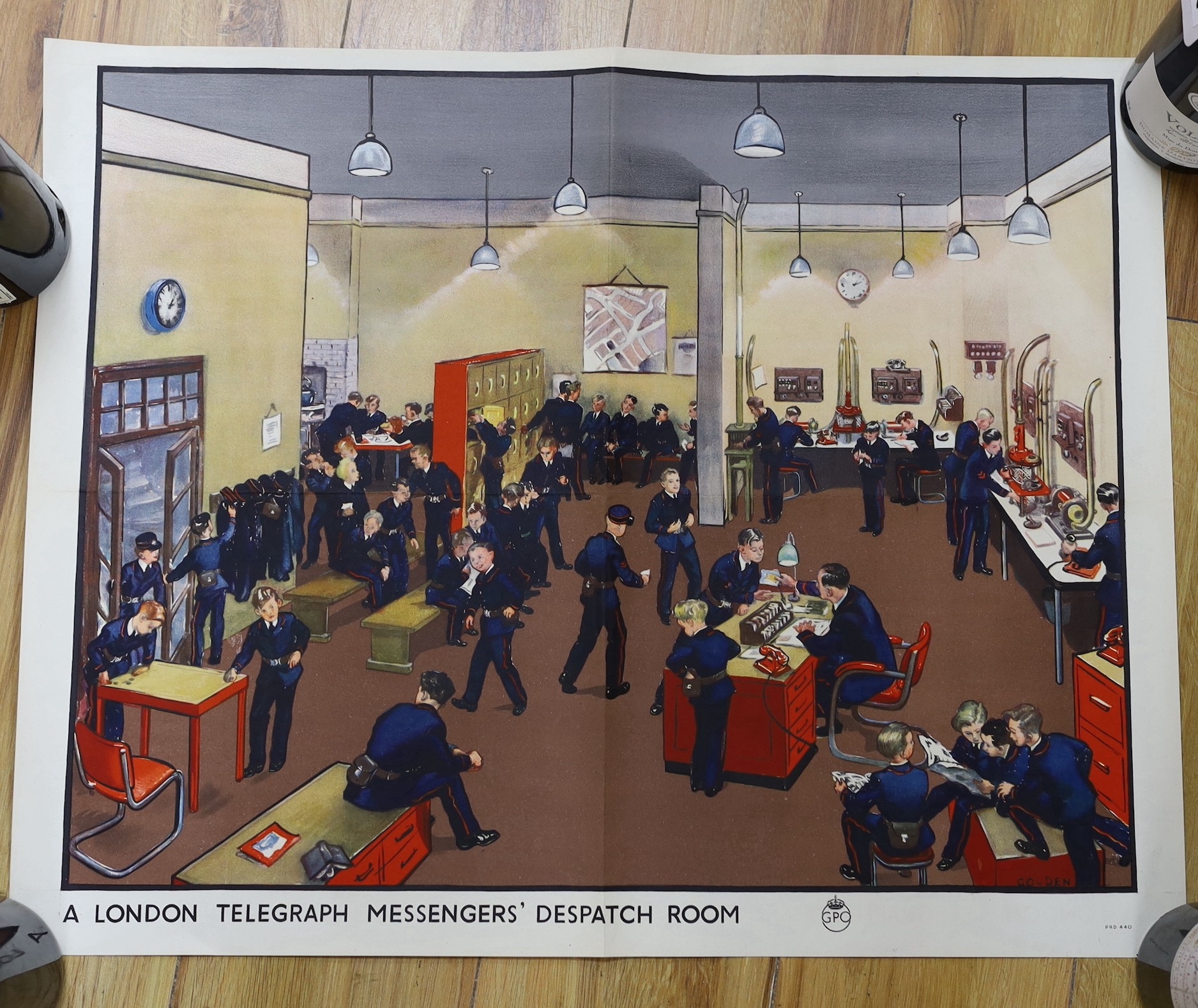 Grace Golden | . Four 's GPO colour lithographic posters (1950) | MutualArt