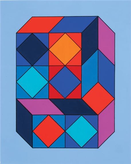 Victor Vasarely | Vy 29f, 1973 (1973) | MutualArt