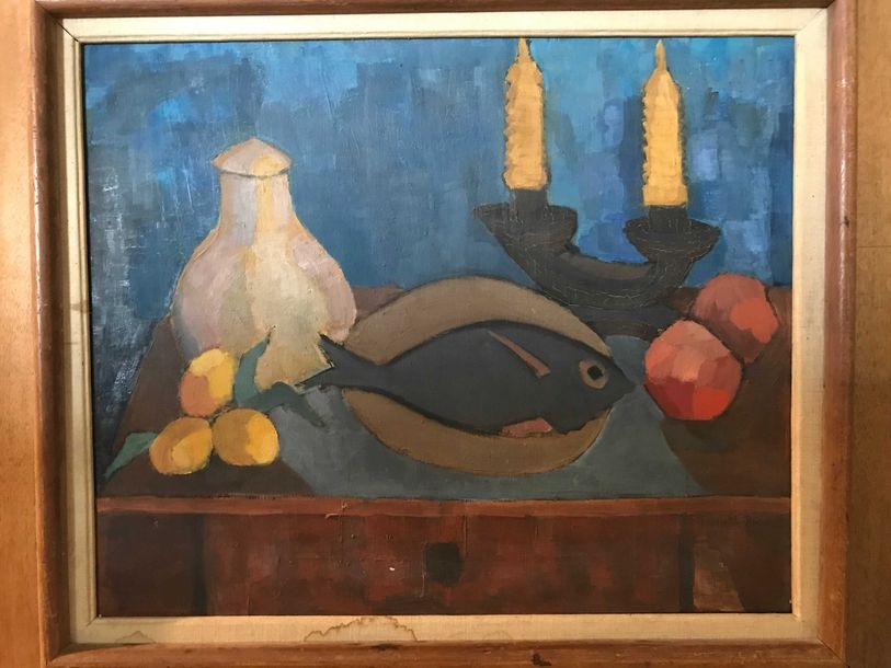 Isabelle Rouault | Still life with fish | MutualArt