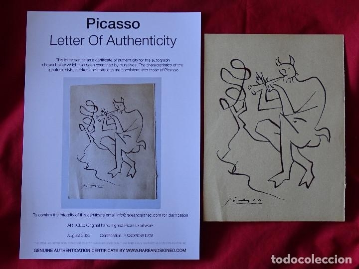 Pablo Picasso | Letter of authenticity | MutualArt