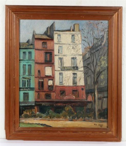 Hal Woolf | French Street Scene | MutualArt