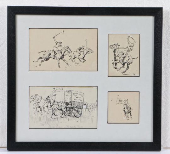 Peter Biegel | Three polo scenes and Easter Parade in Regent's Park ...