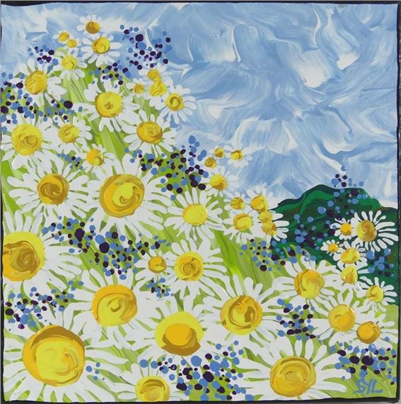 Sylvia Grantins | Daisy Field (2015) | MutualArt