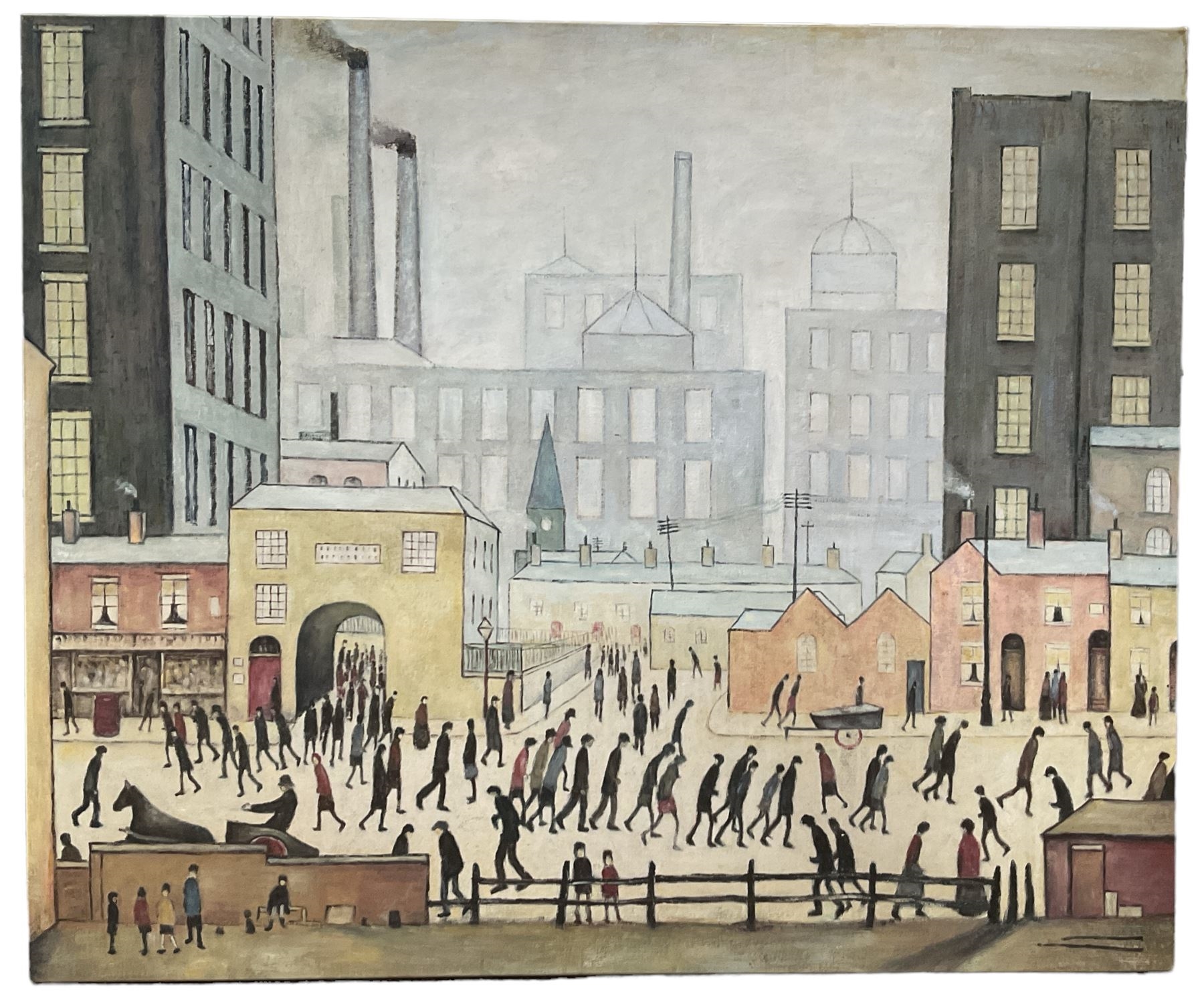 Laurence Stephen Lowry | Coming From the Mill | MutualArt