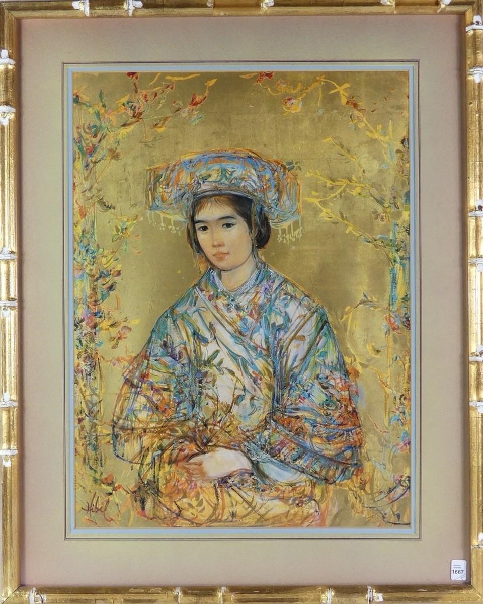 Edna Hibel | The Bride, Eastern Girl, Japanese Mother and Baby, Takashi ...