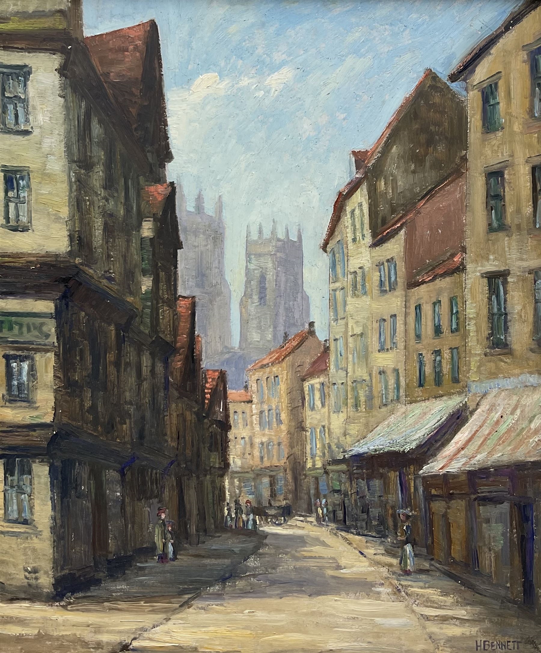 H. Bennett | View of York Minster from High Petergate | MutualArt