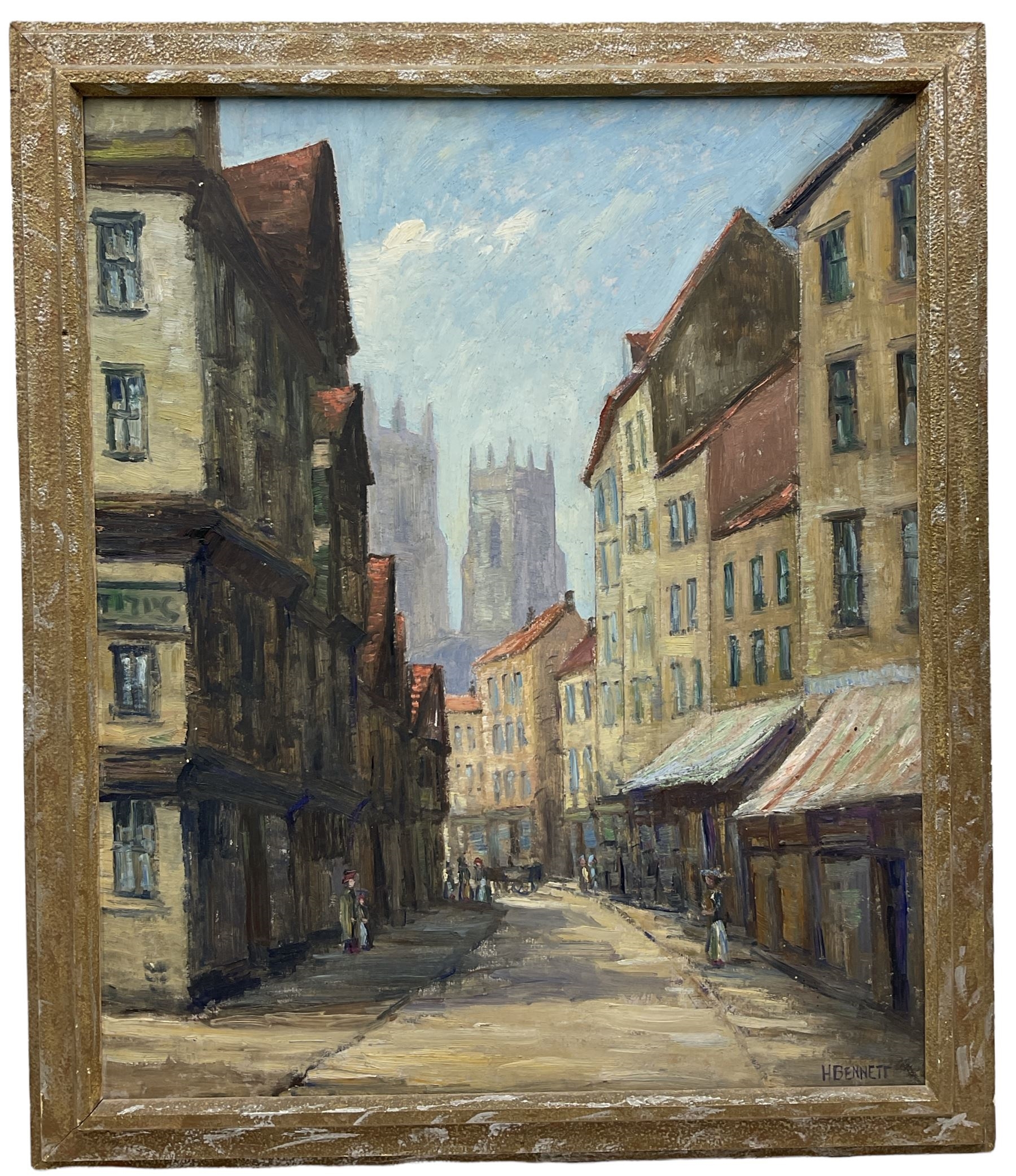 H. Bennett | View of York Minster from High Petergate | MutualArt