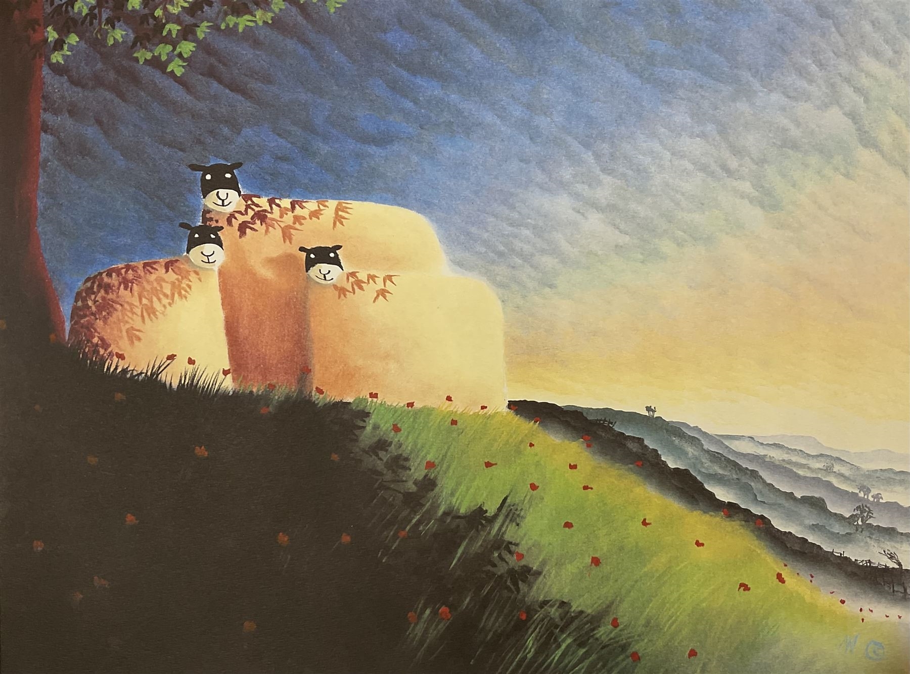 Mackenzie Thorpe | Under the Shedding Chestnut Tree | MutualArt