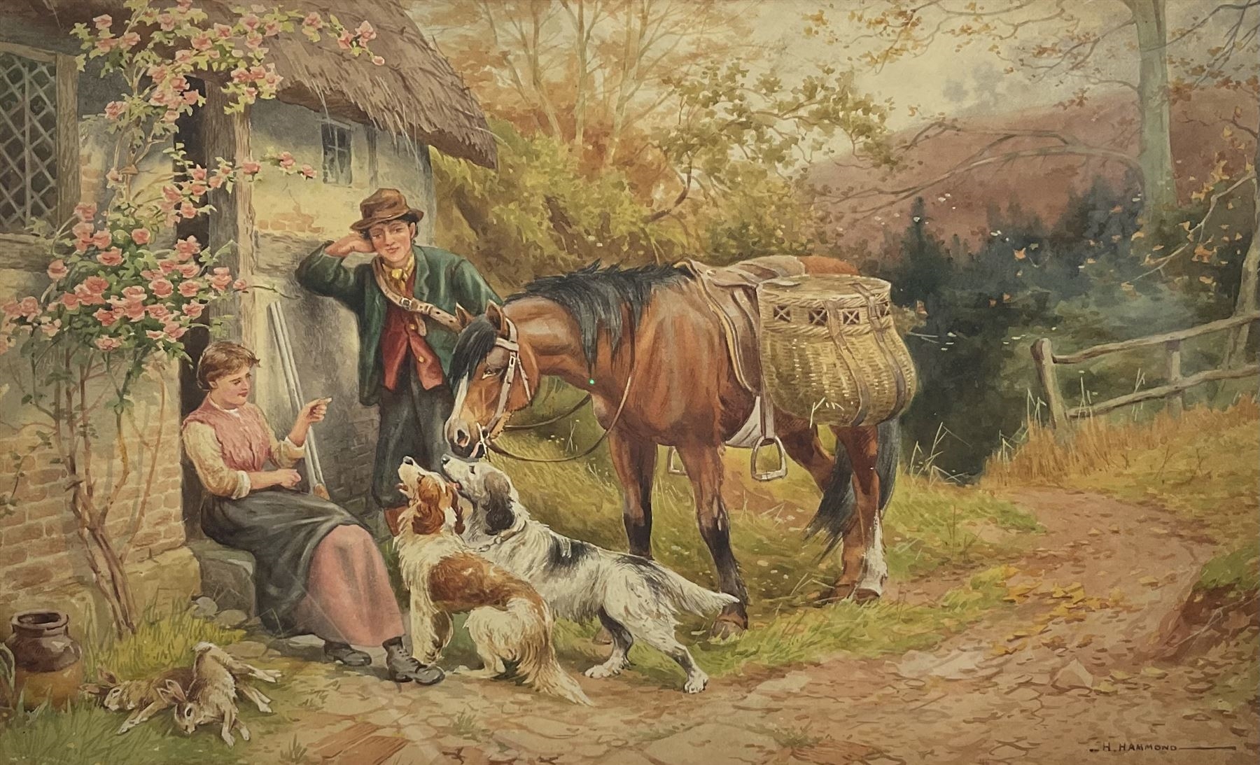 Horace Hammond | Cottage Scene | MutualArt