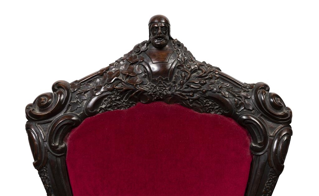 Arthur Jones | A pair of rare and important Irish bog yew salon chairs ...