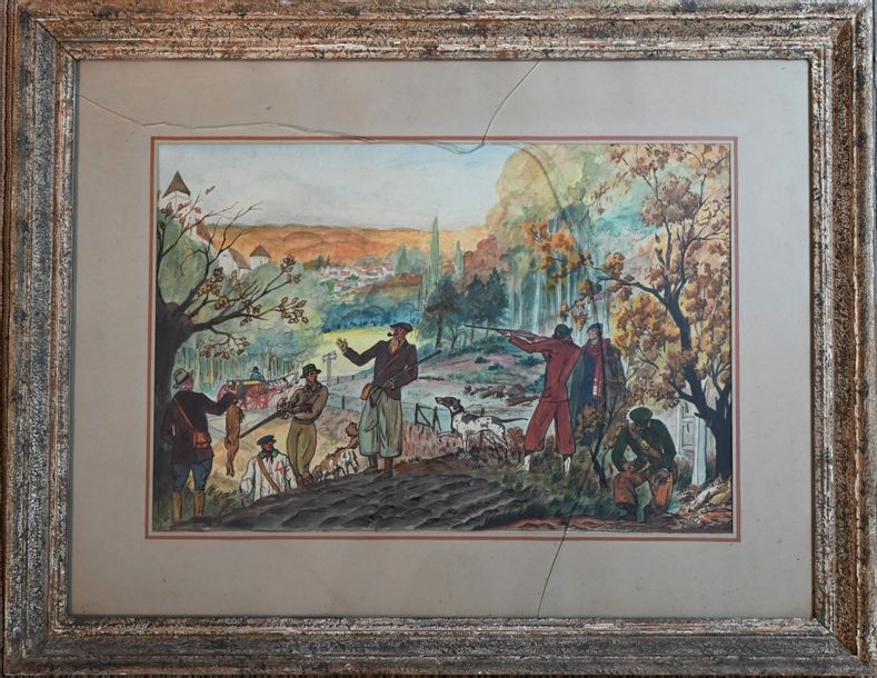 Guy Arnoux | : Hunting the hare | MutualArt