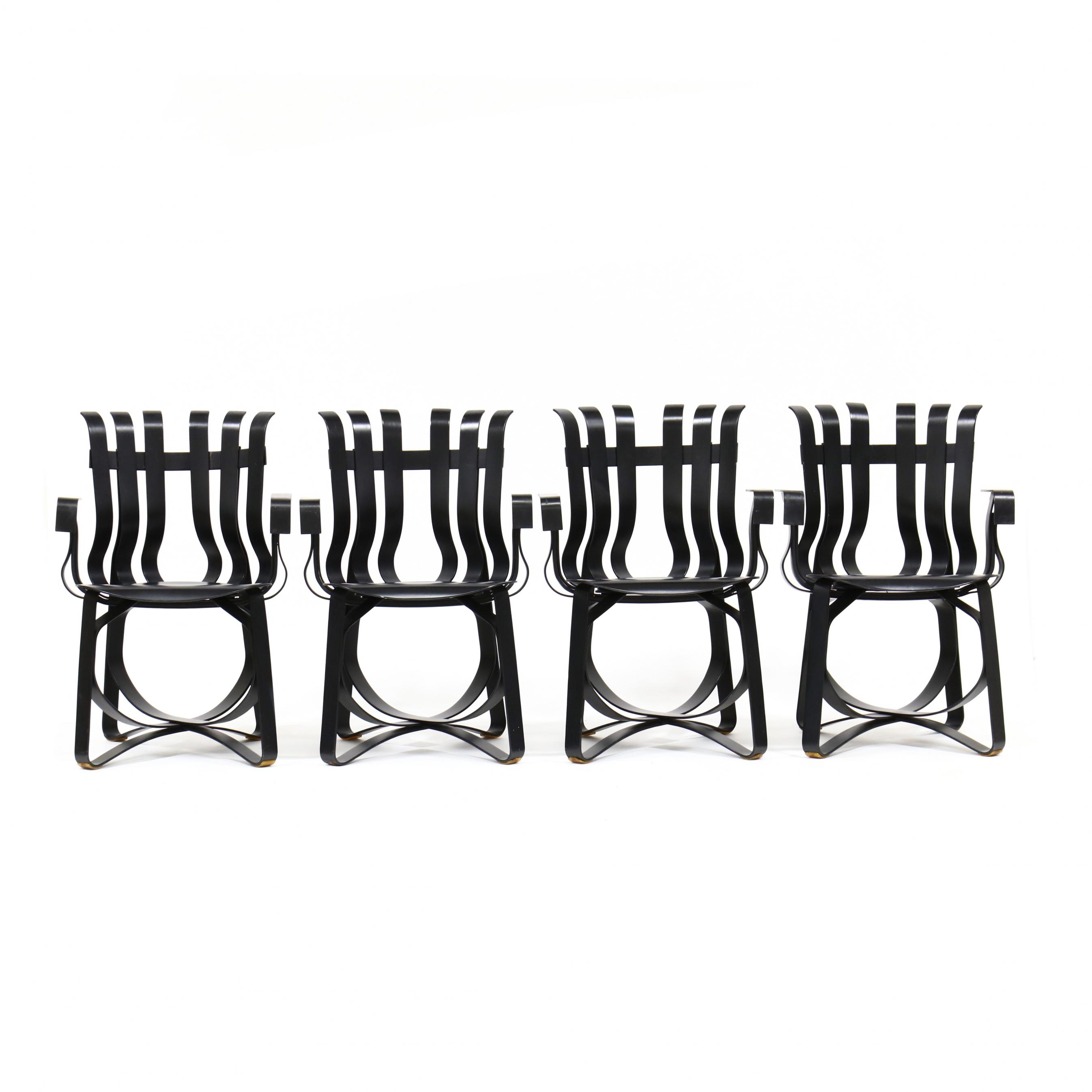 Frank Gehry | Set of Four Cross Check Chairs (Circa 1993) | MutualArt