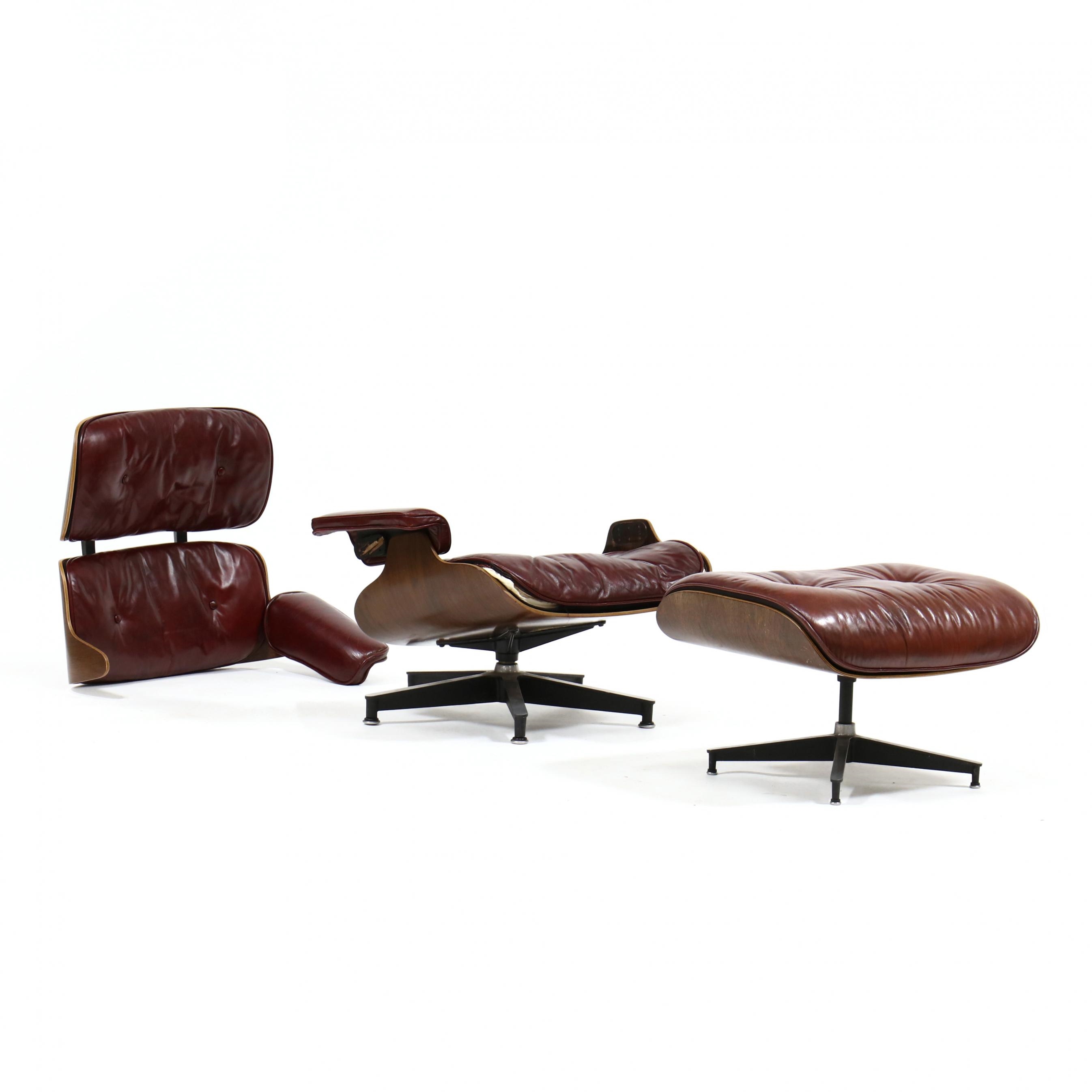 Charles & Ray Eames | Lounge Chair and Ottoman (Circa 1970) | MutualArt